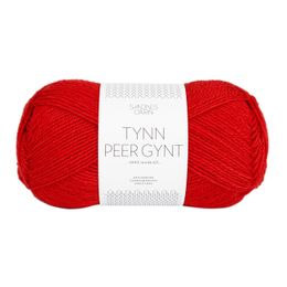 Tynn Peer Gynt von Sandnes Garn, Rot, aus Wolle