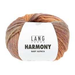 Harmony von Lang Yarns, Gelb/Orange, aus Alpaka