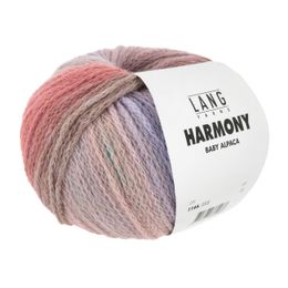 Harmony von Lang Yarns, Lachs/Braun/Gr&uuml;n/Lila, aus Alpaka