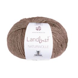 Junghans-Wolle Landlust Naturwolle von Lana Grossa, Taupe, aus Schurwolle
