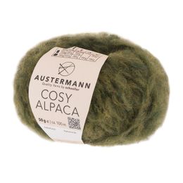 Cosy Alpaca von Austermann , Oliv, aus Alpaka