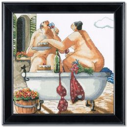 Kreuzstichbild - Bathing Beauties