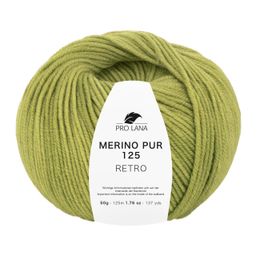 Merino Pur 125 Retro von Pro Lana, Apfel meliert, aus Schurwolle