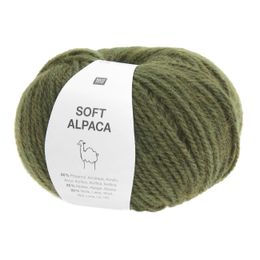 Soft Alpaca von Rico Design, Oliv, aus Polyacryl