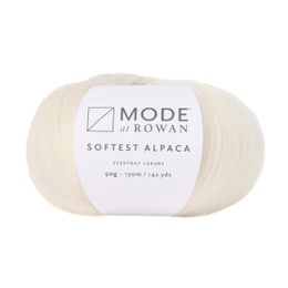 Softest Alpaca von Mode at ROWAN, Cremewei&szlig;, aus Alpaka