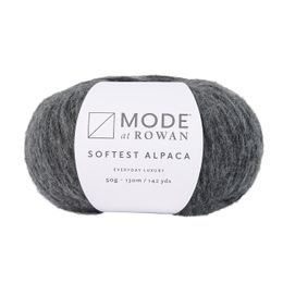 Softest Alpaca von Mode at ROWAN, Dunkelgrau, aus Alpaka