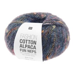 Fashion Cotton Alpaca Fun Neps von Rico Design, Marine, aus Baumwolle