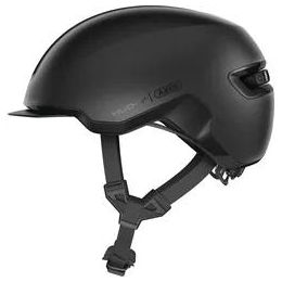 Fahrradhelm Abus "HUD-Y" Gr. S, schwarz, Helme, S Kopfumfang: 51cm - 55cm, matt, unifarben