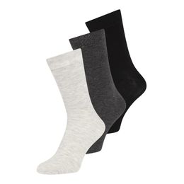 Jack & Jones Plus Jack & Jones Plus Socken 'Jacrafael' Herren Größe 47/50 graumeliert / schwarz / weißmeliert
