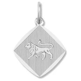 Sternzeichenanh&auml;nger ONE ELEMENT "Sternzeichen Anh&auml;nger aus 925 Silber", silber, Schmuckanh&auml;nger, Damen, Loewe, Steinbock, Silber 925 (Sterlingsilber), Symbol mit Herz &ndash; ein feines Geschenk f&uuml;r viele Anl&auml;sse