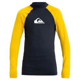 Neopren Shirt Quiksilver "Everyday", Kinder, Gr. 10, schwarz navy, solar power, Obermaterial:84% Microfaser, 16% Elasthan;, Shirts