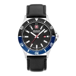SWISS MILITARY HANOWA Uhr 'Flagship X' Herren Größe One Size blau / rot / schwarz / silber