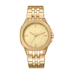 DKNY Analog Watch 'Brooklyn Midi' female Gold size One Size