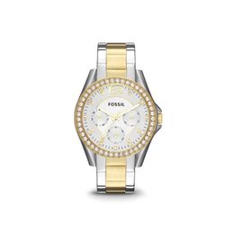 Fossil Uhr 'Riley' Damen Gr&ouml;&szlig;e One Size gold / schwarz / silber / wei&szlig;