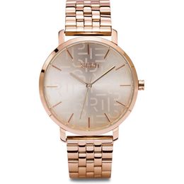 Esprit Uhr Damen Größe One Size rosegold / grau