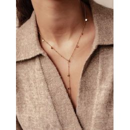 Hey Happiness Necklace 'Drifting Coins' female Gold size Onesize