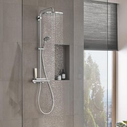 Grohe Vitalio Joy Aufputz-Duschsystem mit Thermostat, 26401001,