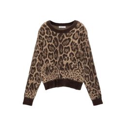Pull&Bear Pull&Bear Pullover Damen Größe L braun / cappuccino / schwarz