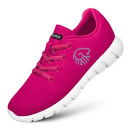 Giesswein Sneaker 'Merino Runners ' Damen Größe 42 dunkelpink / weiß