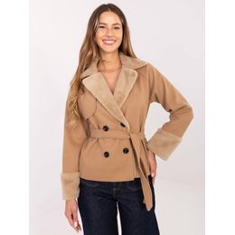 Madnezz House Between-Season Jacket female Beige size S/M
