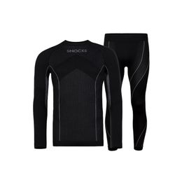 SNOCKS Base Layer male Black size XXL