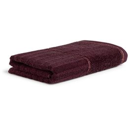 Möve Handtuch MÖVE "Vibrant Opulence Ombre", burgundy, B:50cm L:100cm, Walkfrottier, Obermaterial: 65% Baumwolle, 35% Viskose, Handtücher, aus Baumwolle und Lyocell gefertigt