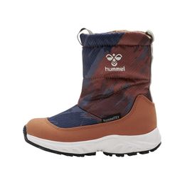 Hummel Snowboots Jungen Gr&ouml;&szlig;e 27 navy / braun / rostbraun / wei&szlig;