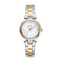 DKNY Analog Watch 'Essential Mini' female Gold, Silver size One Size