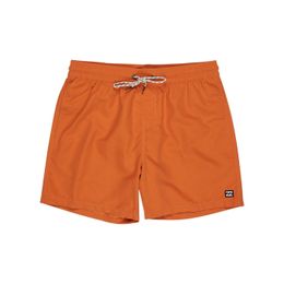 Boardshorts Billabong "All Day Layback 16"", Herren, Gr. L, orange (clay orange), 100% Polyester, Hosen