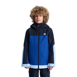 Snowboardjacke DC Shoes "Defiant", Jungen, Gr. 16(165-172cm), blau (estate blau), 100% Polyester, Jacken Snowboardjacke