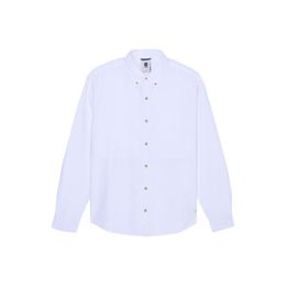 Langarmhemd Element "Button Down Regular Oxford", Herren, Gr. L, US-Größen, oxford weiß, 100% Baumwolle, Hemden