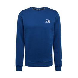 Starter Black Label Sweatshirt Herren Gr&ouml;&szlig;e M royalblau / wei&szlig;
