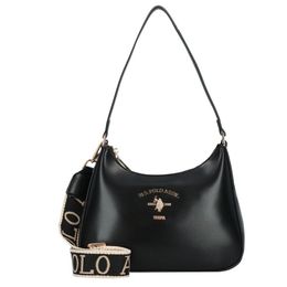 U.S. Polo Assn. Schultertasche 'Heat' Damen Größe One Size beige / gold / schwarz