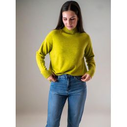 WEARABLE STORIES Pullover 'Riske' Damen Gr&ouml;&szlig;e M senf