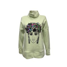 Radada Sweatshirt 'FLOWER GIRL' female Green size L