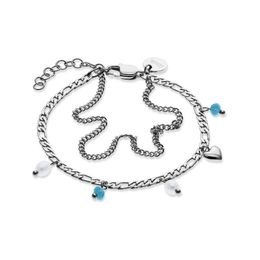 Guido Maria Kretschmer Jewellery Kette Damen Größe One Size blau / silber / perlweiß