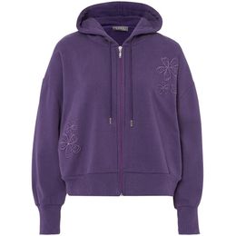 MYBC - Kapuzen-Sweatjacke, lila, Gr. 42 / M - Baumwolle