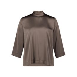 Peter Hahn Betty Barclay - Bluse mit Stehkragen, beige, Gr. 46 / L