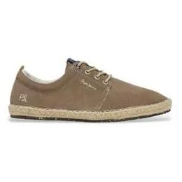 Pepe Jeans f&uuml;r Herren. PMS10336 Tourist west taupe leder bluchers schuhe (43), Wohnung, Schn&uuml;rsenkel, L&auml;ssig