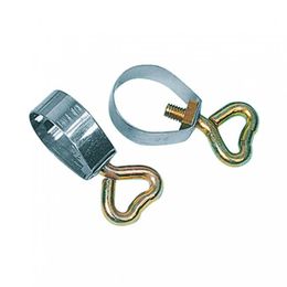 Berger Rohrklemmen mit Schraube, 5er-Pack 22 mm - Zelt-Gest&auml;nge & Zubeh&ouml;r