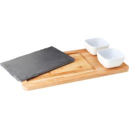 Brunner Cheese Set Geschirr-Set 4-tlg - Kunststoff und Melamin Geschirr-Sets