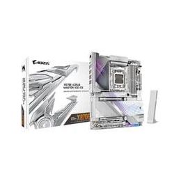 Gigabyte X870E AORUS MASTER X3D ICE, Mainboard silber/wei&szlig;