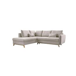 Miuform Ecksofa mit Schlaffuntkion Scandic Lagom beige Maße (cm): B: 242 H: 90 » Möbel Kraft