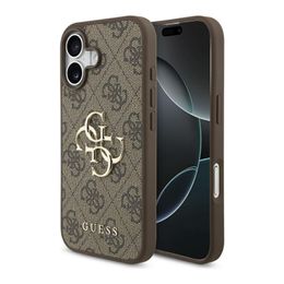 Guess Apple iPhone 17 4G Big Logo Schutzhülle Case Cover Etui Braun
