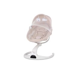 Chipolino Babywippe E-Sway Fernbedienung Musik Bluetooth Plüschtiere Timer Gurt beige