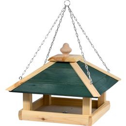 Dobar Vogelfutterhaus aus Holz mit Kette