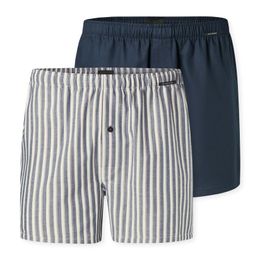 Schiesser Webware 2P Herren Web-Boxershorts