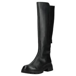 Stiefel Gabor "Gabor Stiefel Leder", Damen, Gr. 37, schwarz, Leder, Schuhe Stiefel