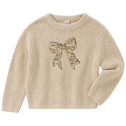 Topolino M&auml;dchen Strickpullover mit Pailletten