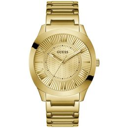 Quarzuhr Guess "ARC", gold (goldfarben), Armbanduhren, Herren, Armbanduhr, Herrenuhr
